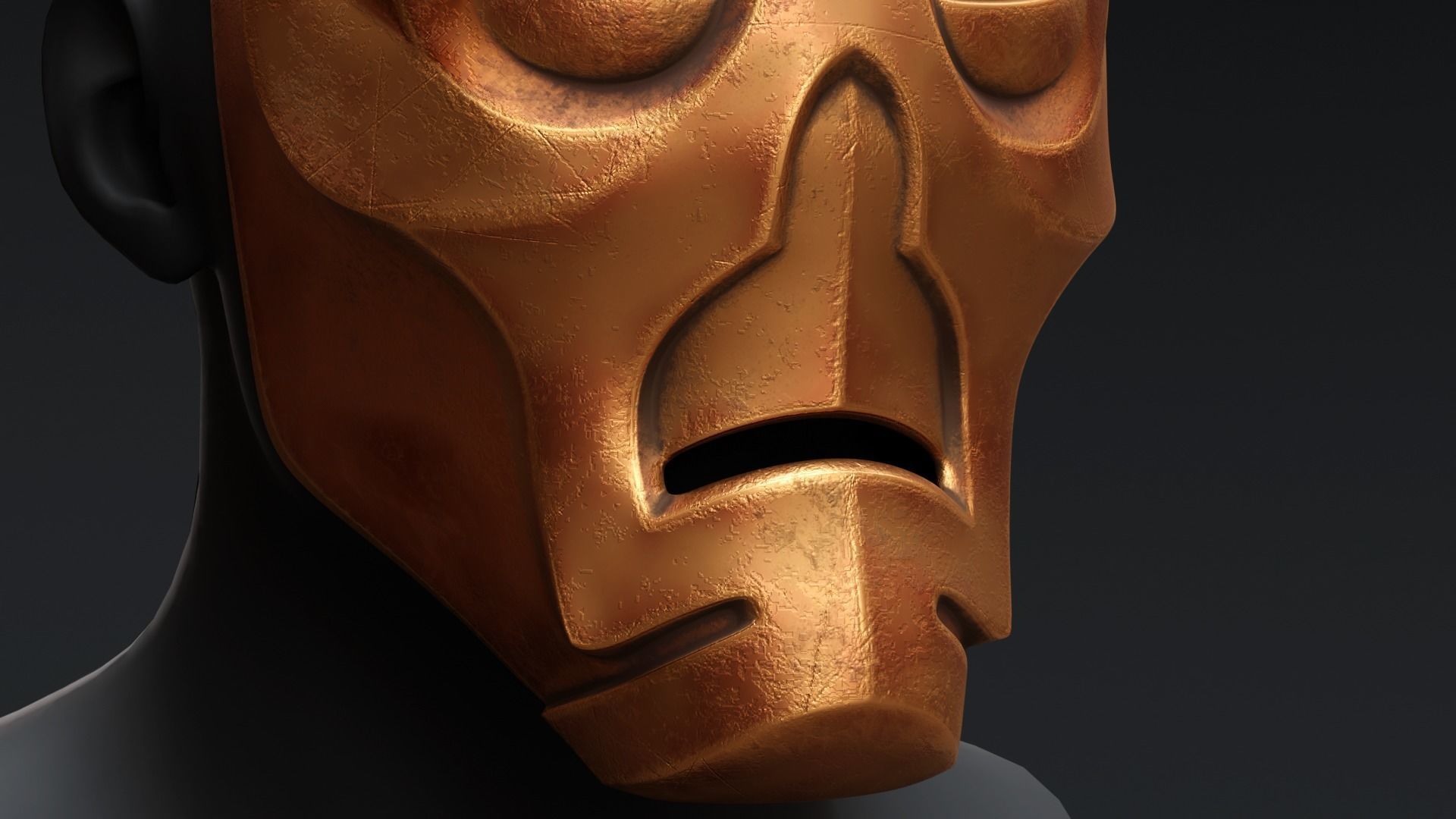 Skyrim Dragon Priest Mask - Volsung 3D model | CGTrader