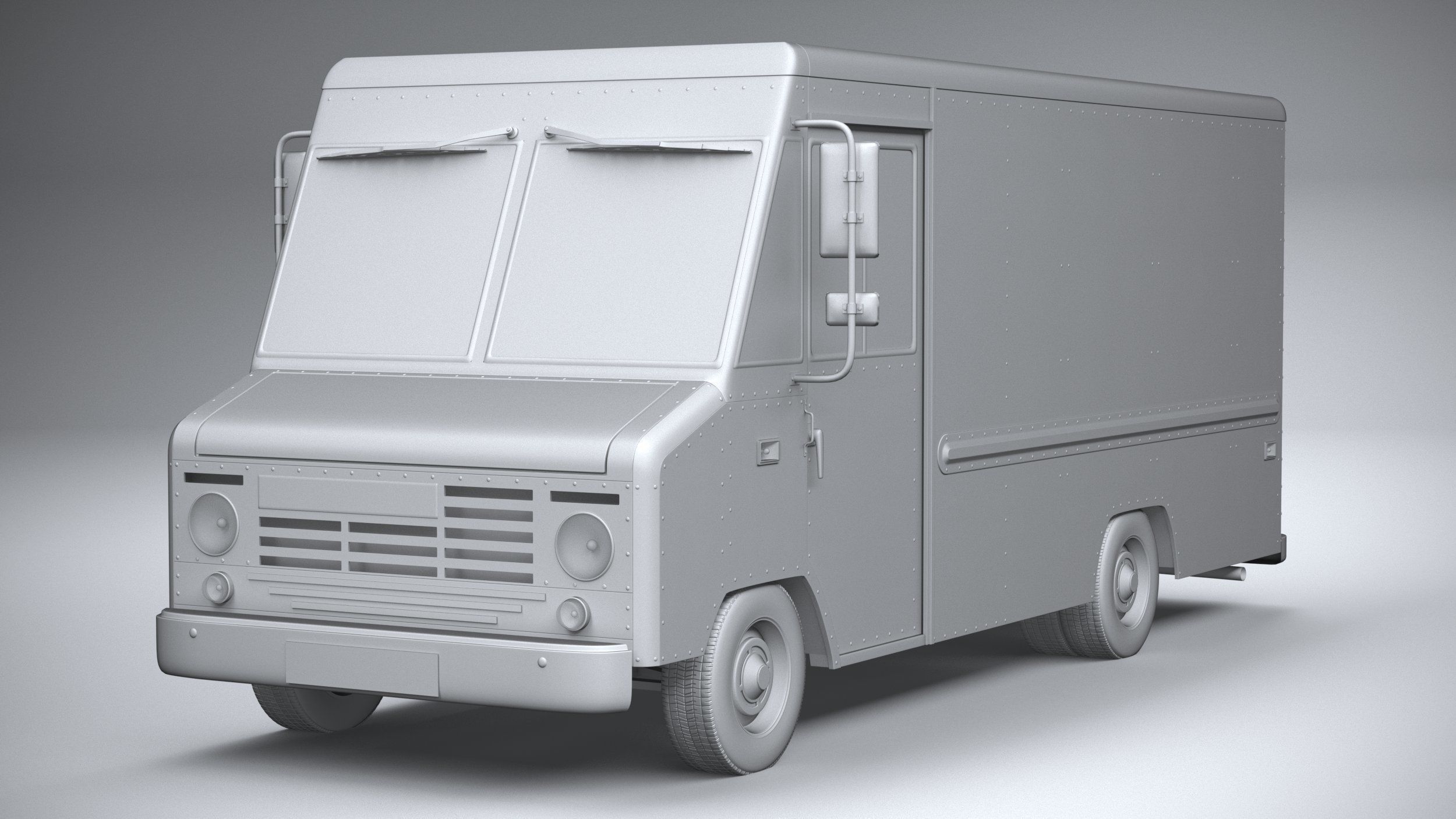 Generic step Van 2021 3D model | CGTrader