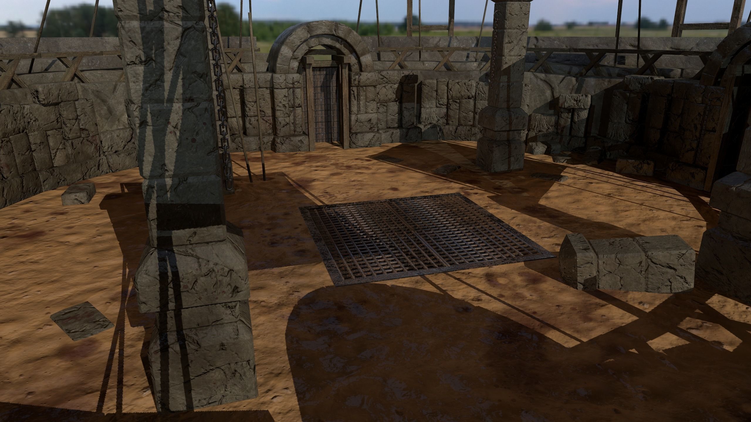 3D model Gladiator Arena VR / AR / low-poly | CGTrader