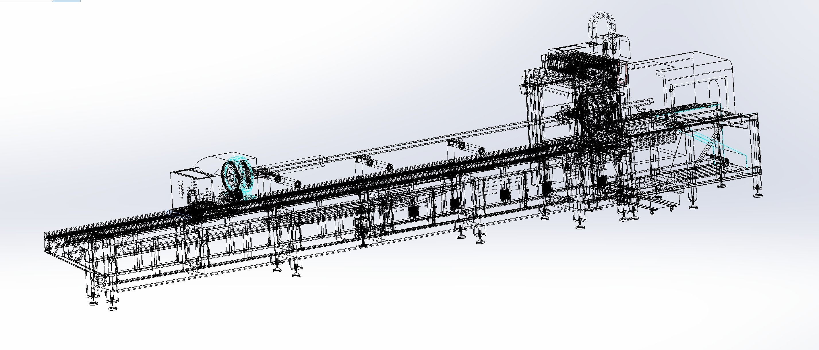 High power laser automatic pipe cutting machine 3D model | CGTrader
