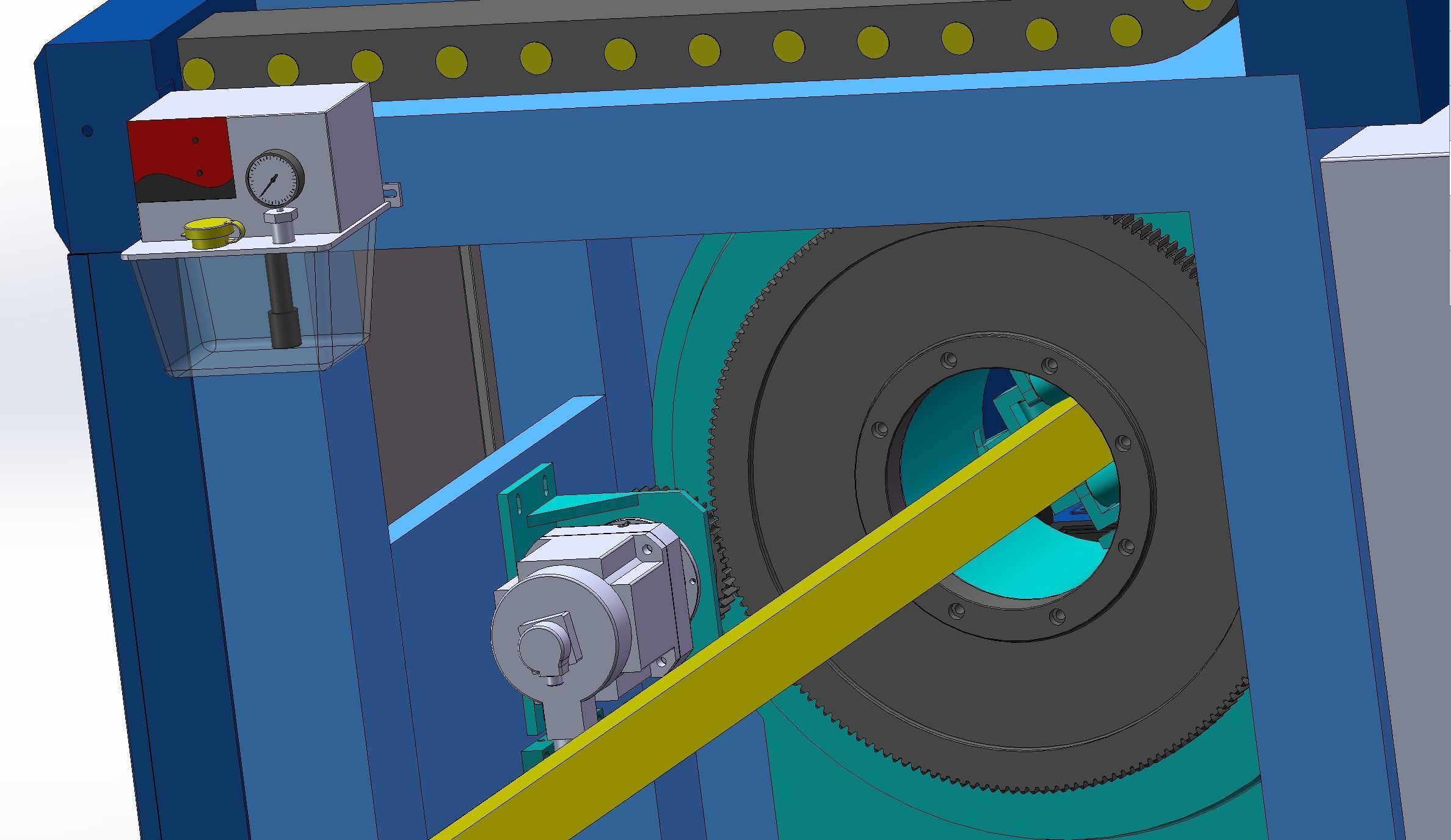 High power laser automatic pipe cutting machine 3D model | CGTrader