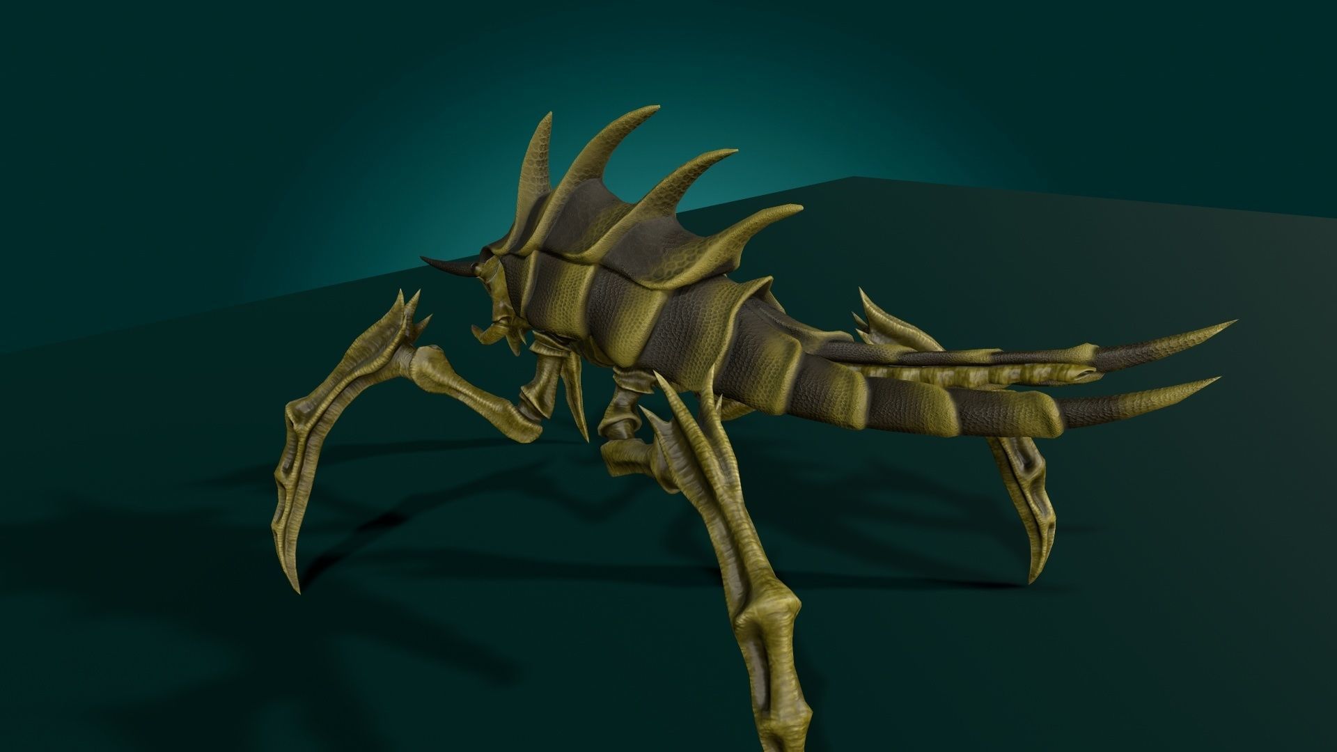 3D model Shrimp Monster V5 VR / AR / low-poly rigged animated | CGTrader