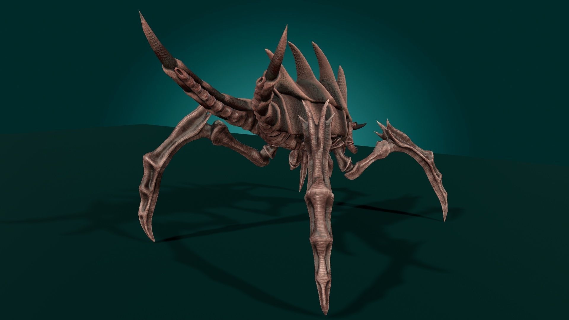 3D model Shrimp Monster V5 VR / AR / low-poly rigged animated | CGTrader