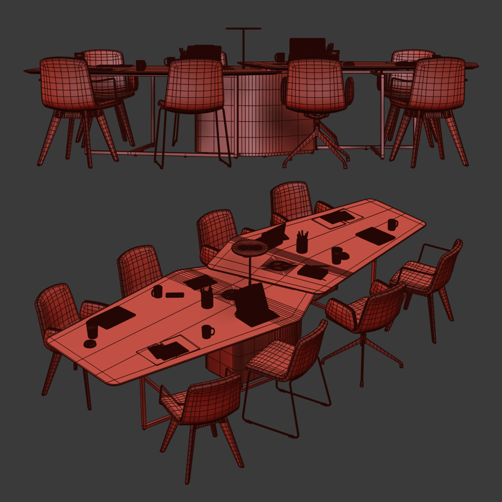 OrangeBox - Fielding Long Stop WorkTable 3D model | CGTrader