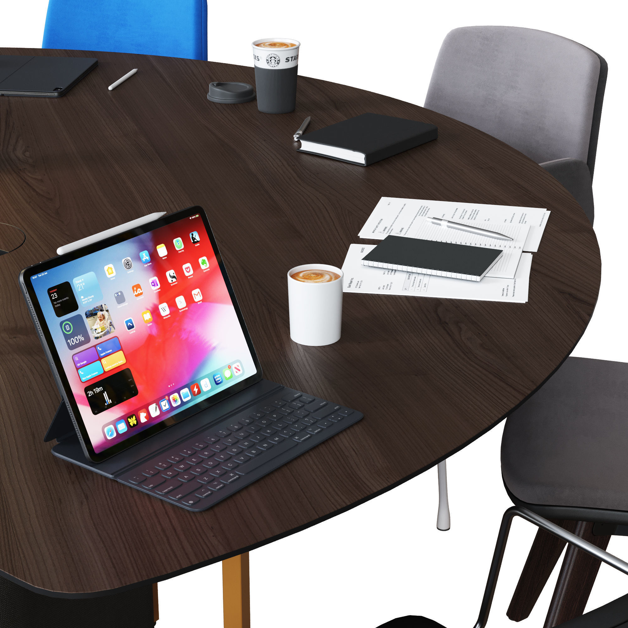 OrangeBox - Fielding Short Leg WorkTable 3D model | CGTrader