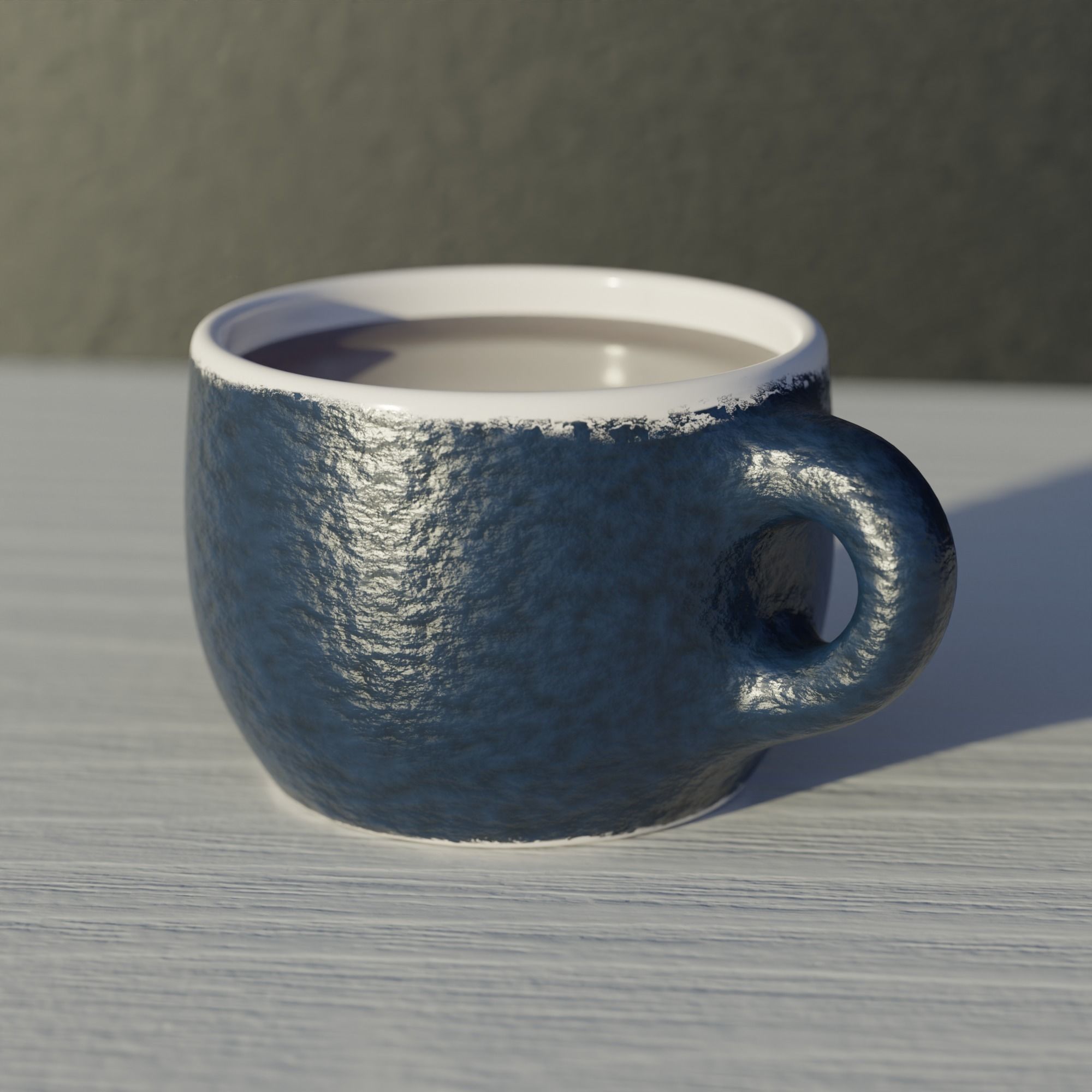 Simple modern ceramic cup free 3D model | CGTrader