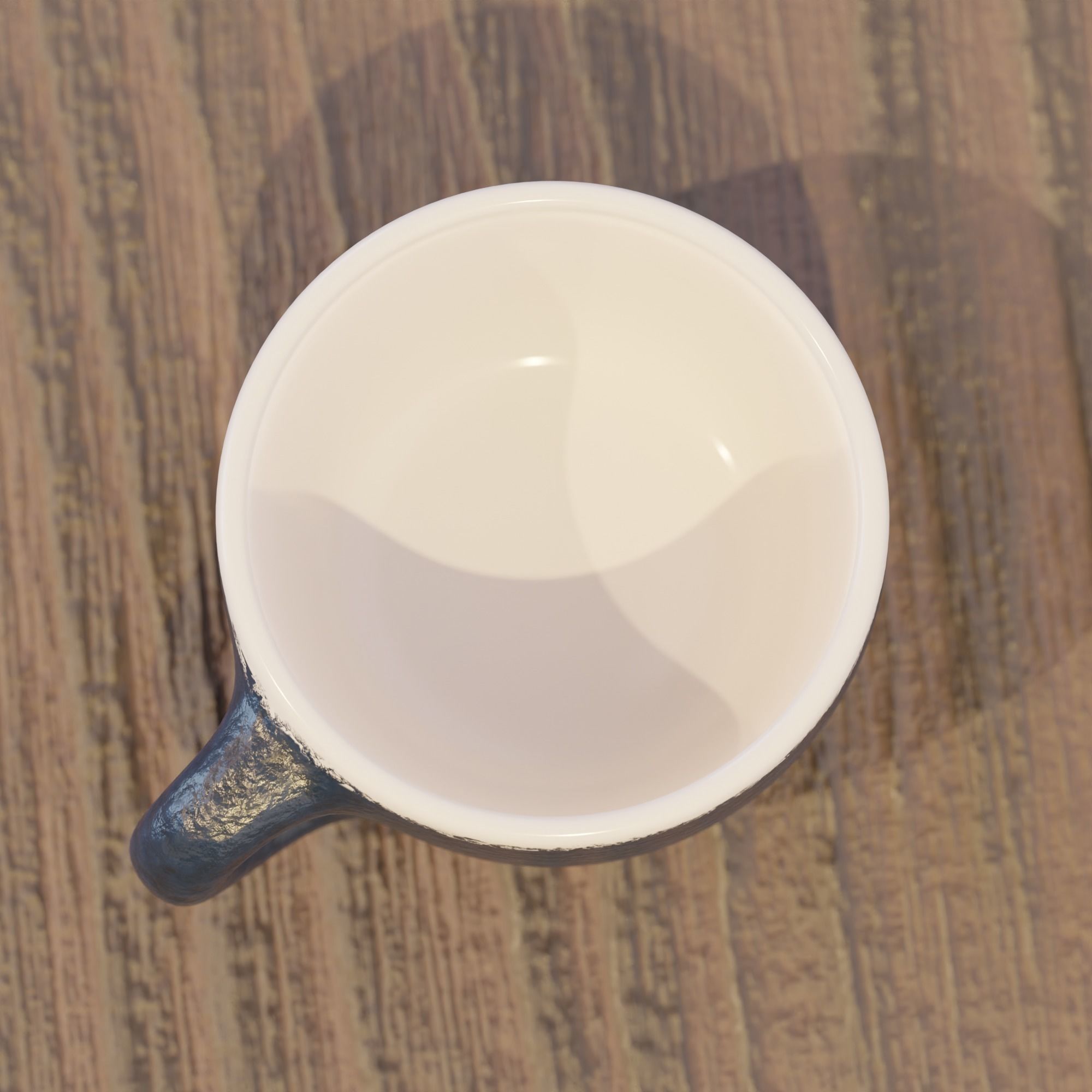 Simple modern ceramic cup free 3D model | CGTrader