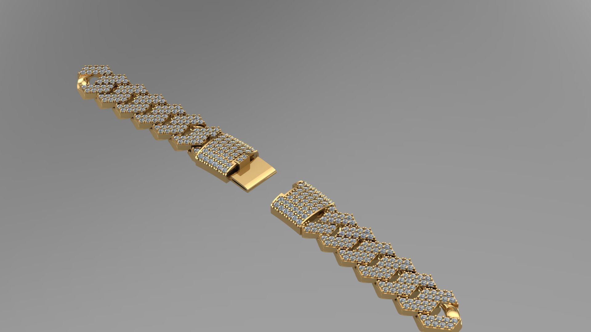 cuban chain TREND stl 3D model | CGTrader