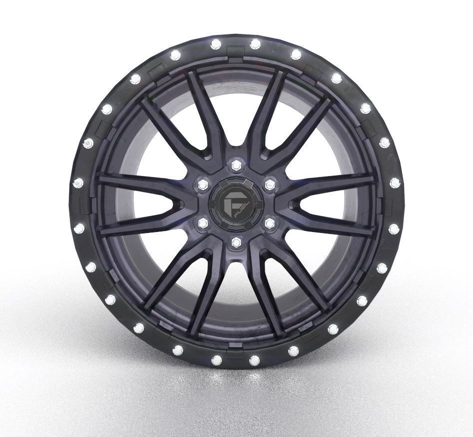 FUEL - D680 REBEL 1PC Anthracite Center with Black Lip 3D model | CGTrader