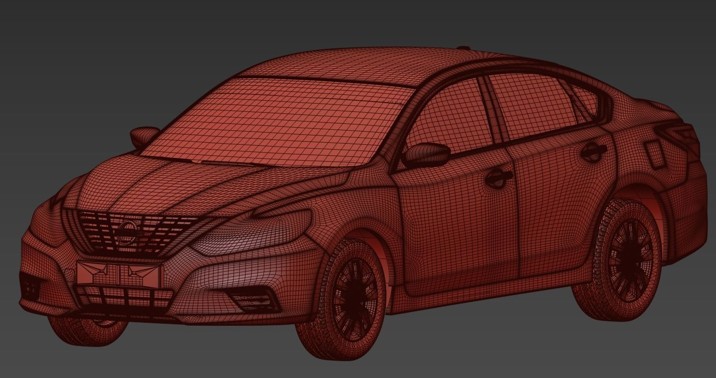 Nissan Altima 2016 SL2 5 HQ detailed exterior 3D model | CGTrader