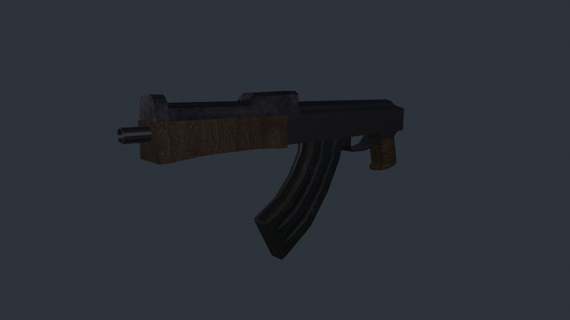 Low poly stylized gun pack free VR / AR / low-poly 3D model | CGTrader