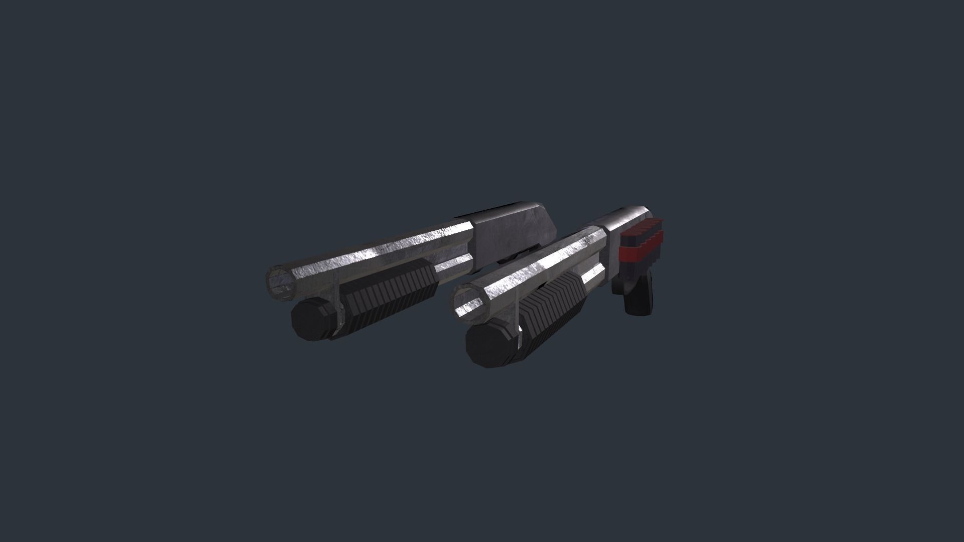 Low poly stylized gun pack free VR / AR / low-poly 3D model | CGTrader