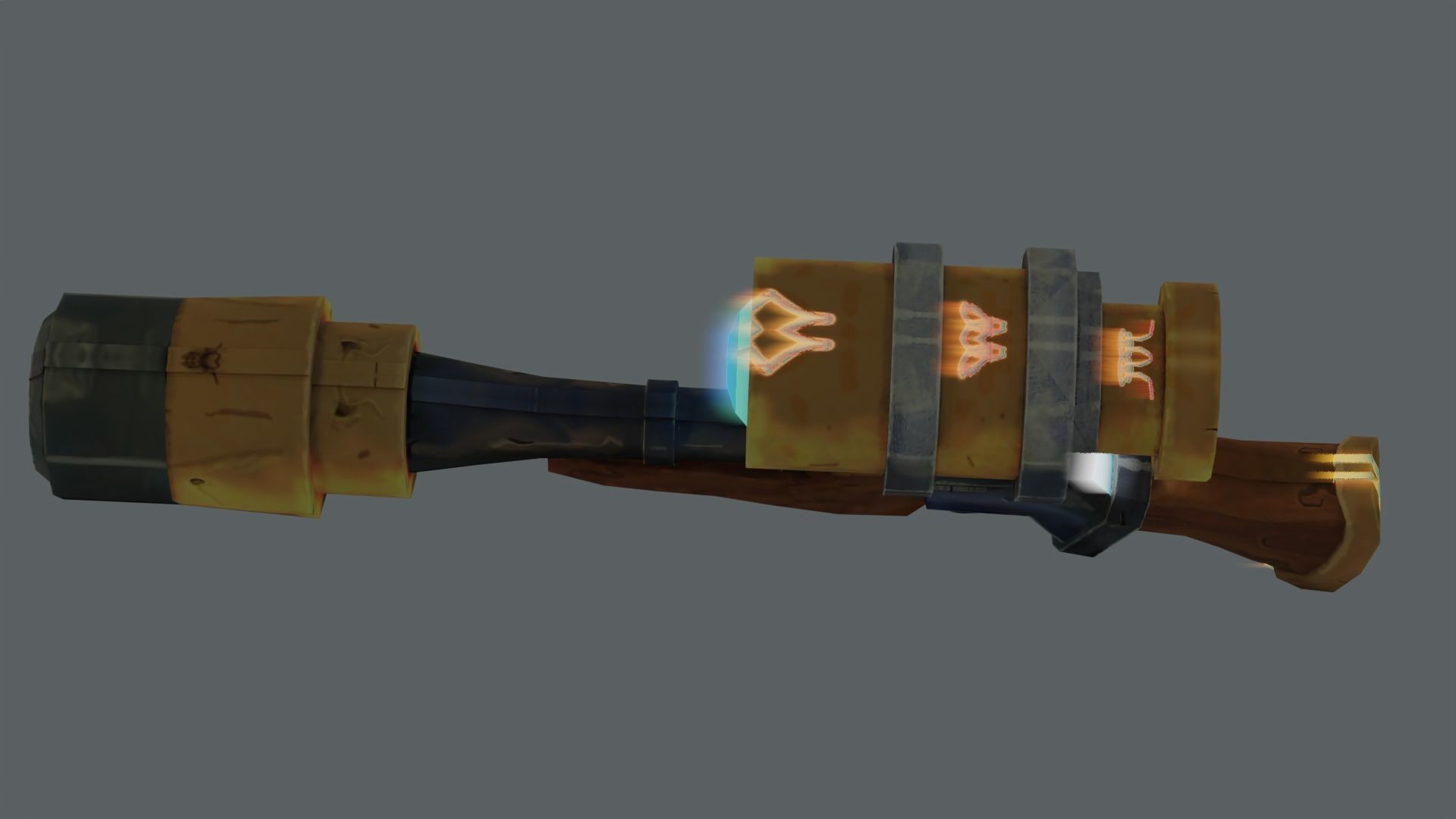 3D model Shakabula gun with light VR / AR / low-poly | CGTrader