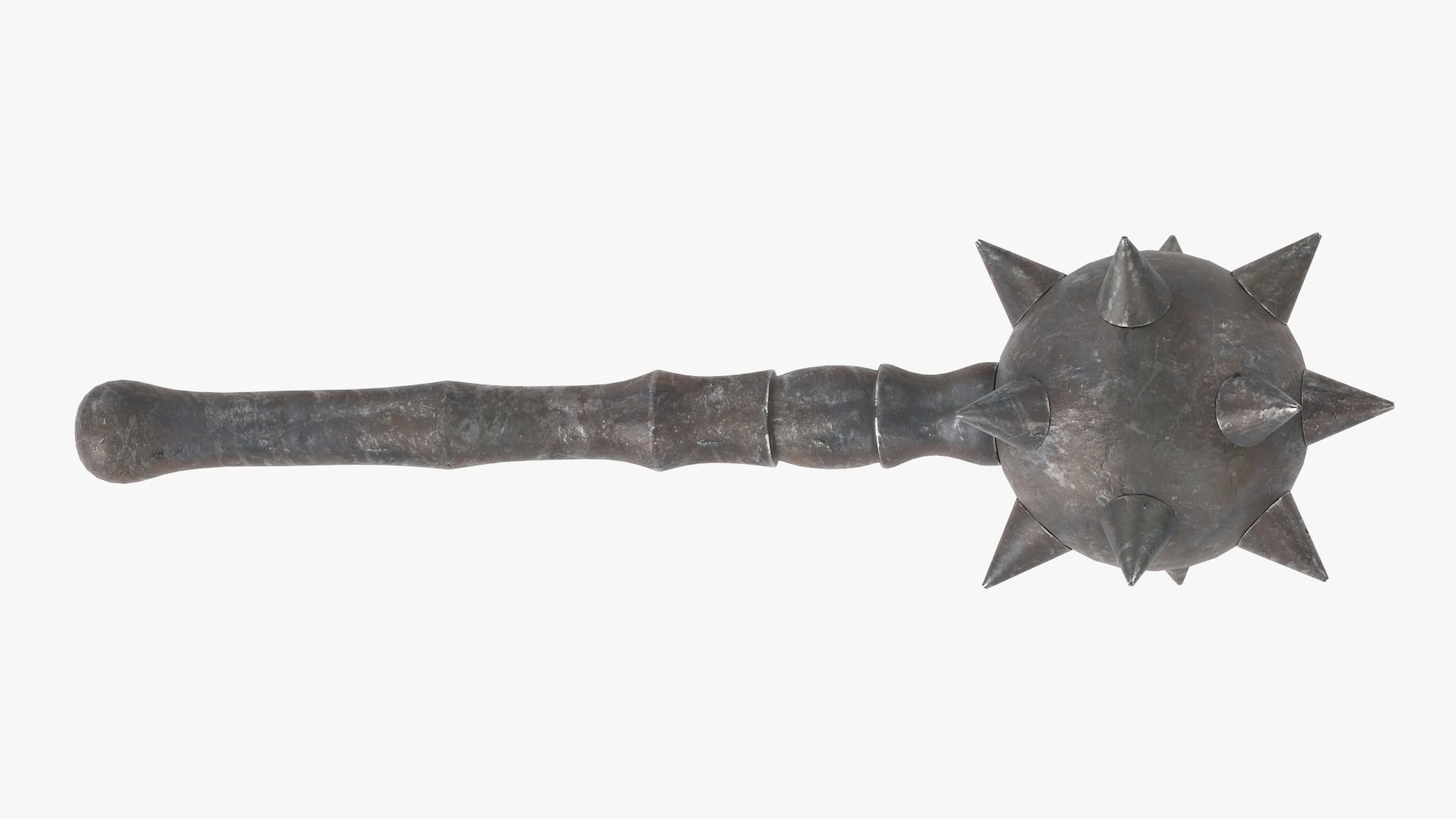Spiked ball mace medieval 3D model | CGTrader