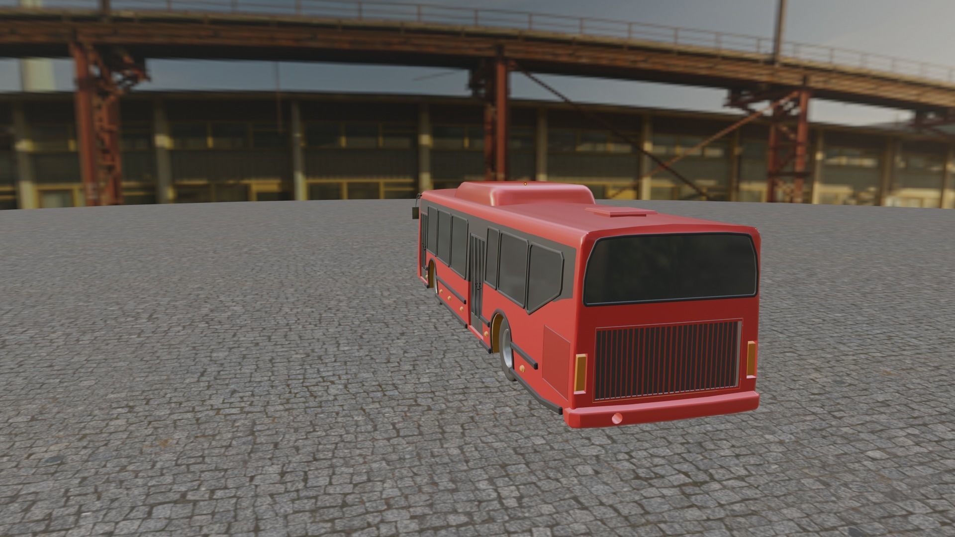 DTC Bus free 3D model | CGTrader