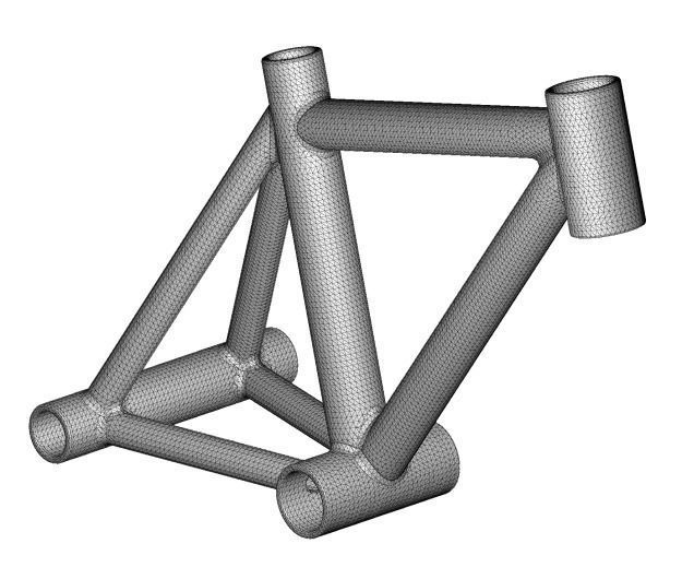 Classic Bicycle Frame 3D model 3D printable | CGTrader