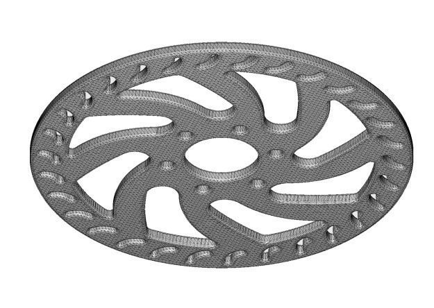 Classic Bicycle Disc Rotor 3D model 3D printable | CGTrader