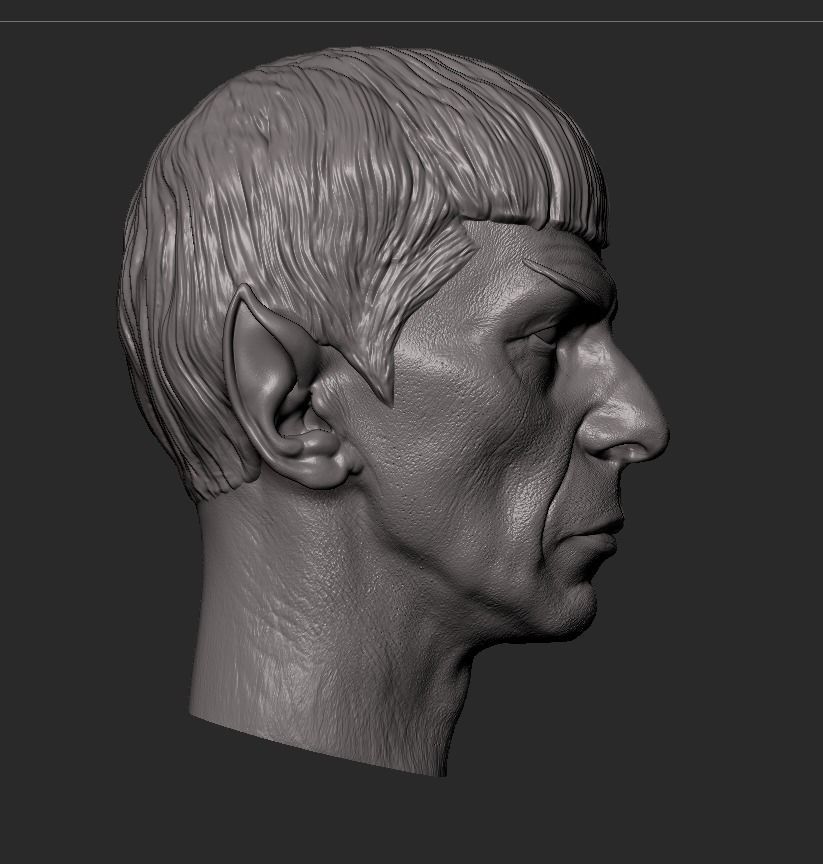 Mr Spock -Leonard Nimoy Head 3D model 3D printable | CGTrader