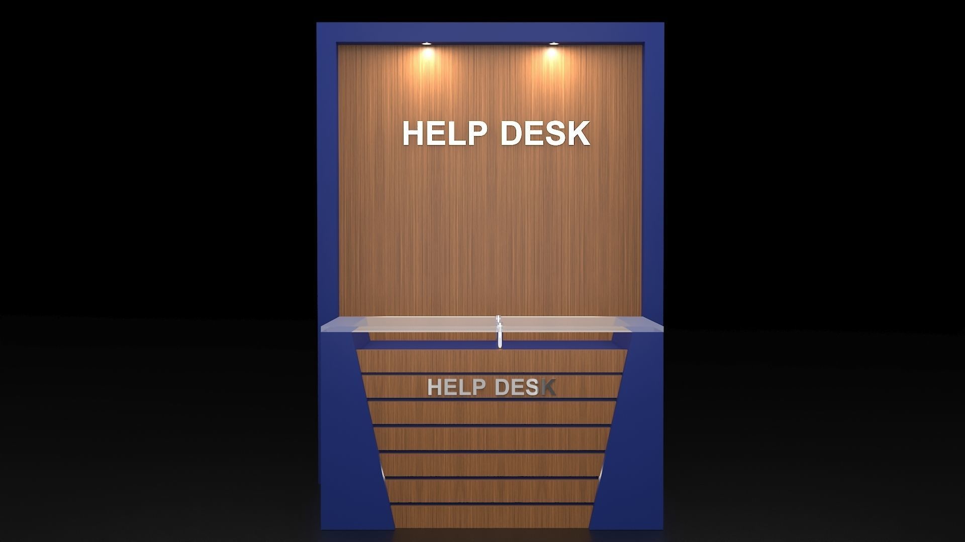 Help Desk 3D model | CGTrader
