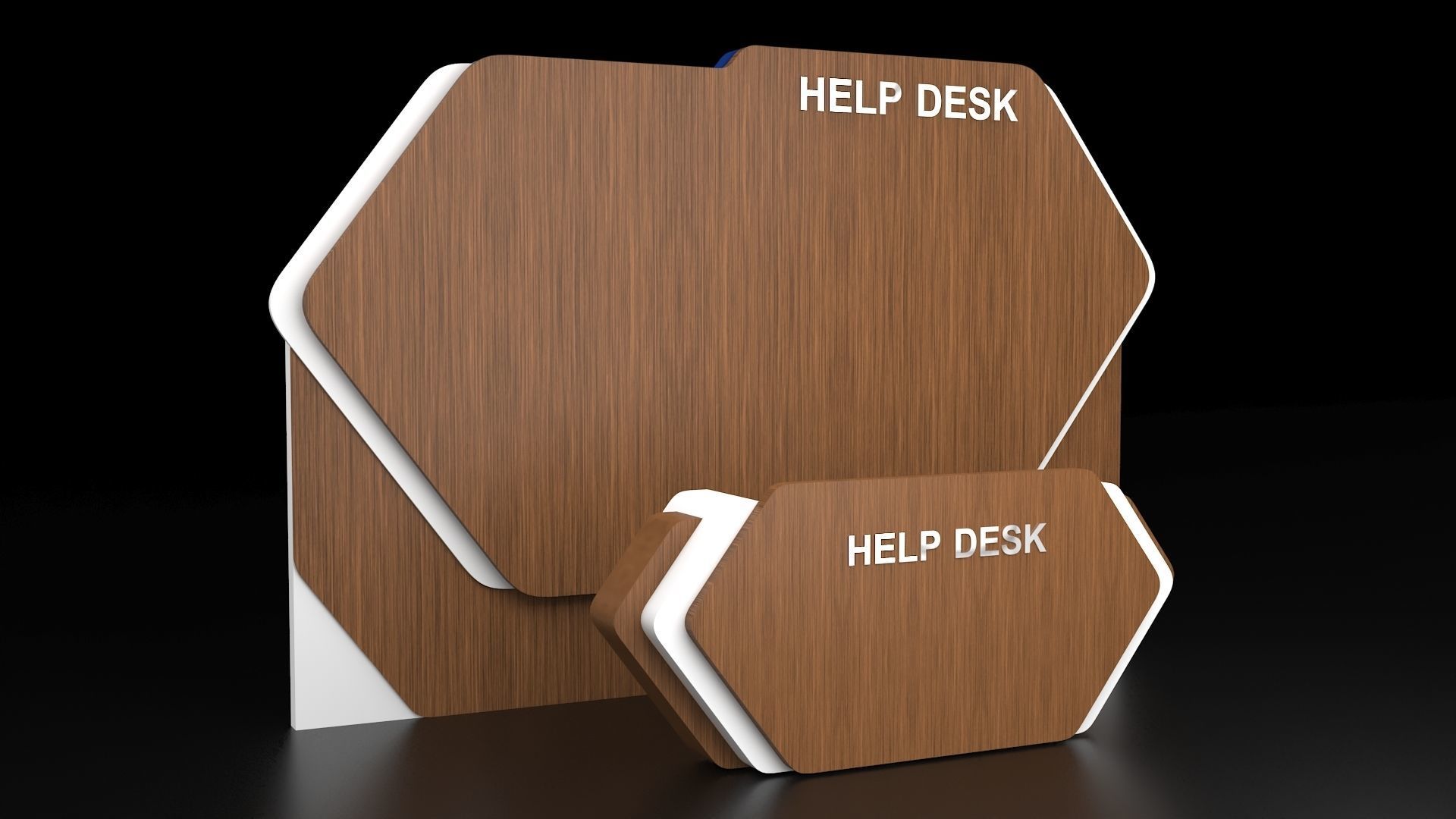 Help Desk 3D model | CGTrader