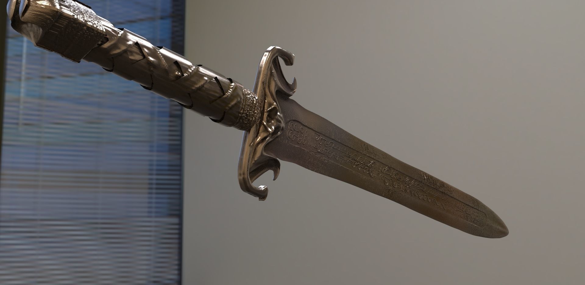 Barbarian blade 3D model | CGTrader