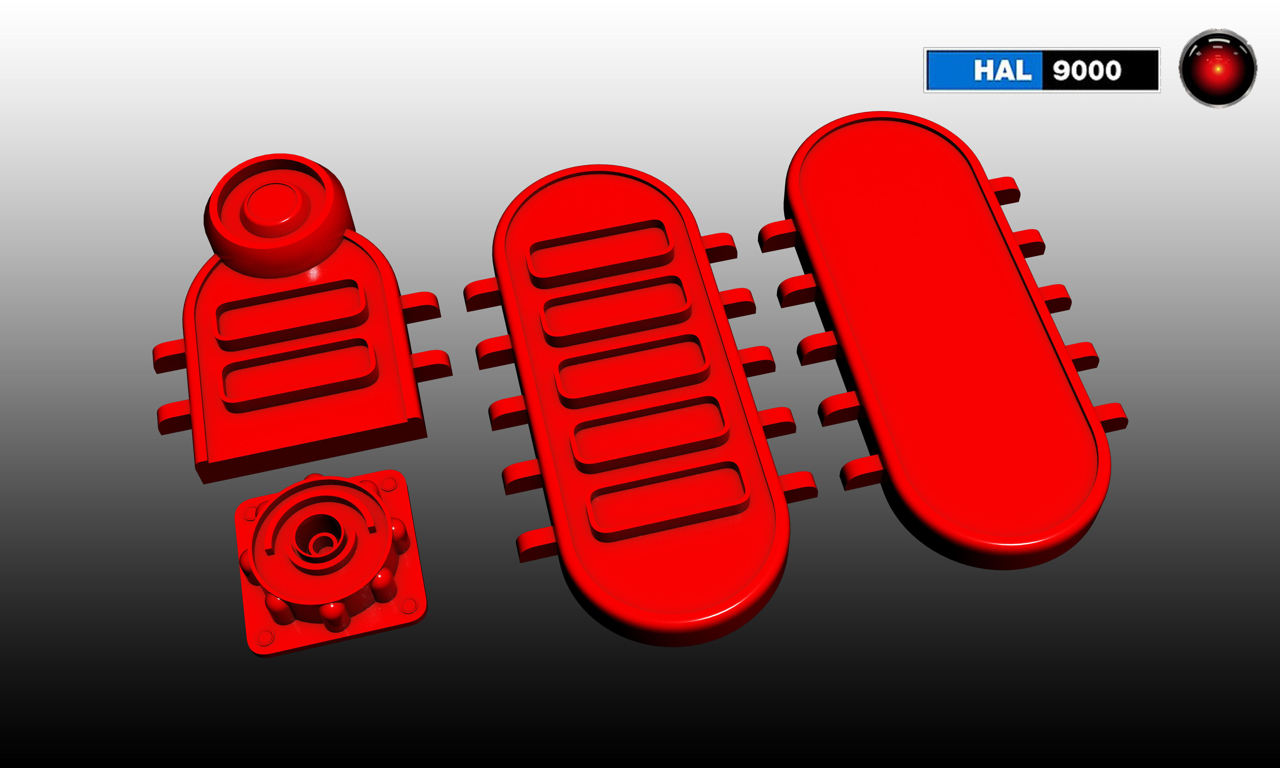 Spacecraft kitbash 3A 50 elements 3D model | CGTrader