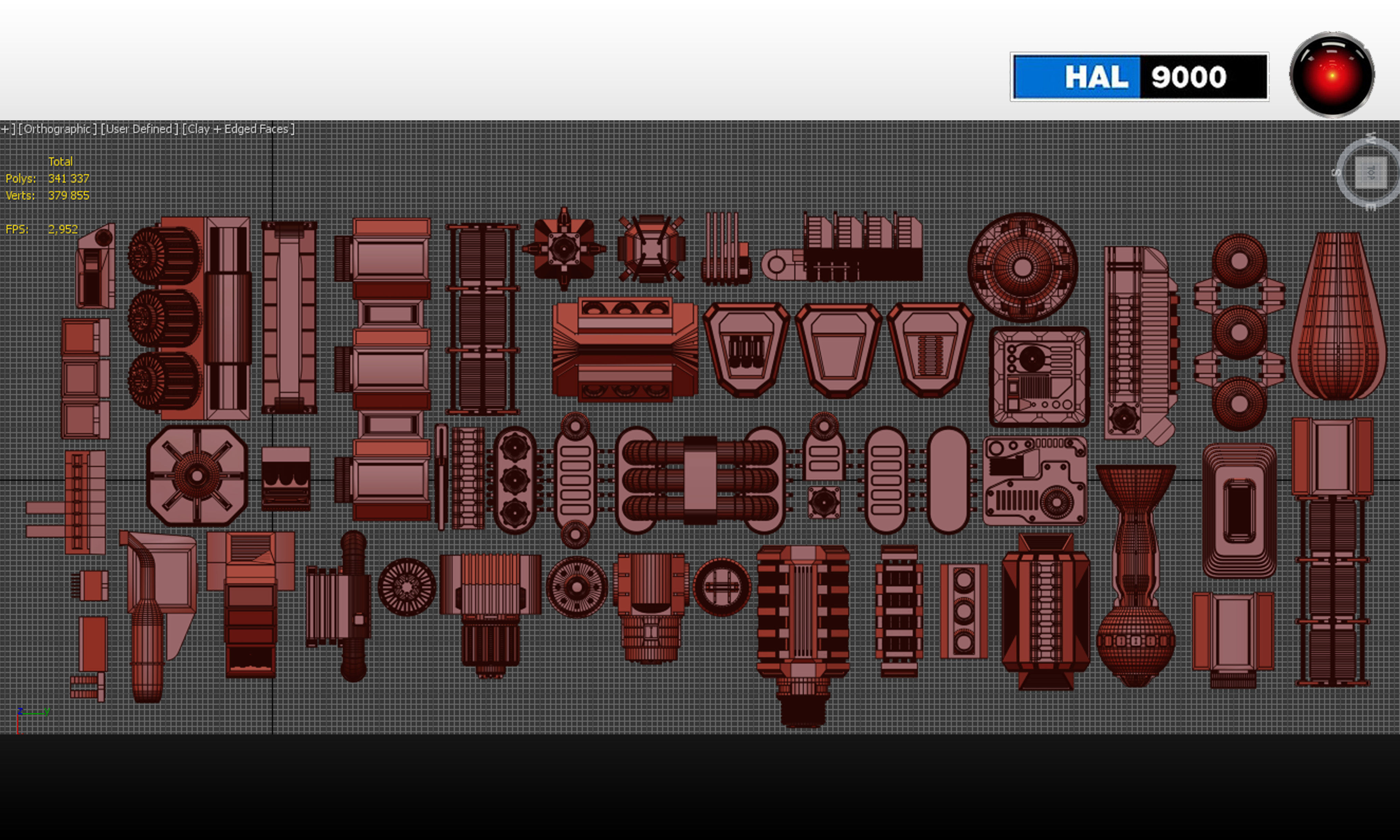 Spacecraft kitbash 3A 50 elements 3D model | CGTrader