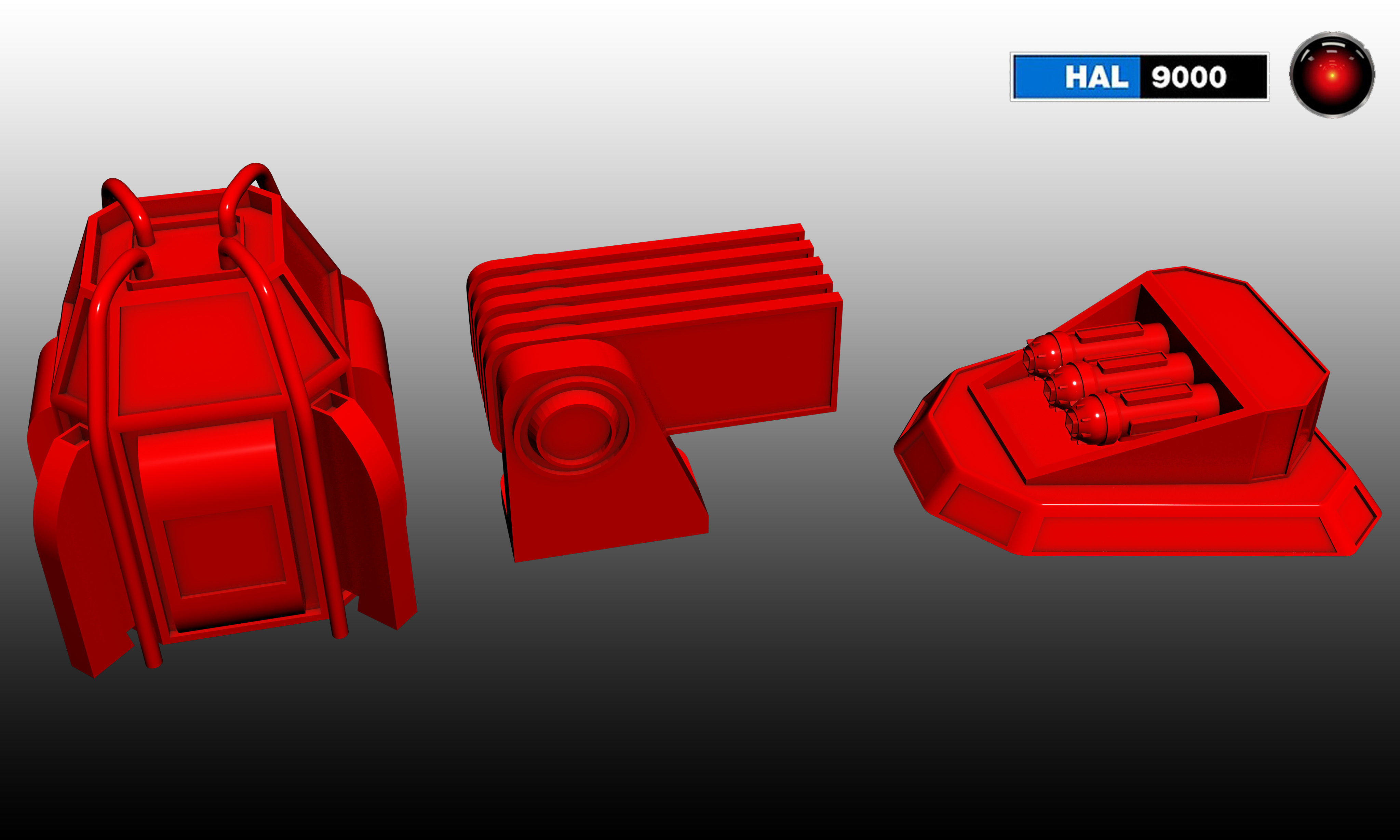 Spacecraft kitbash 3A 50 elements 3D model | CGTrader