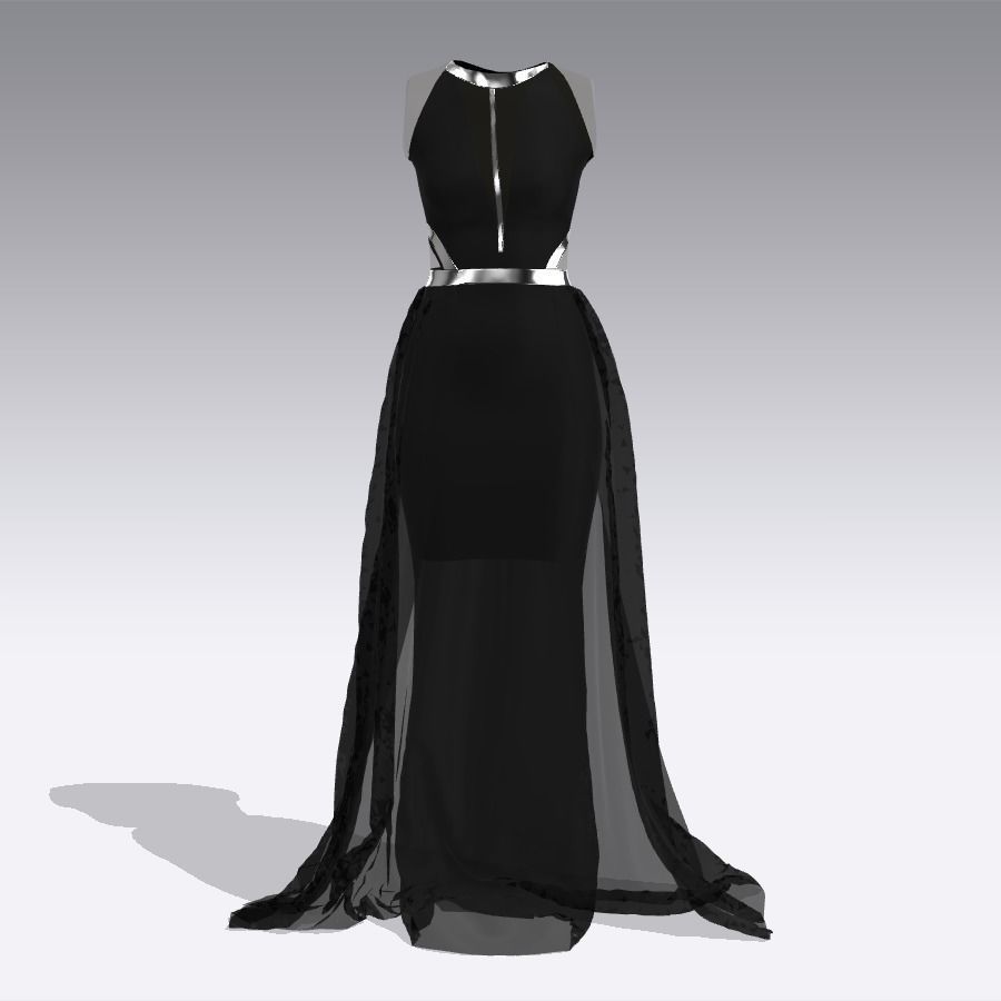 DRESS DRESS clothing 3D model | CGTrader