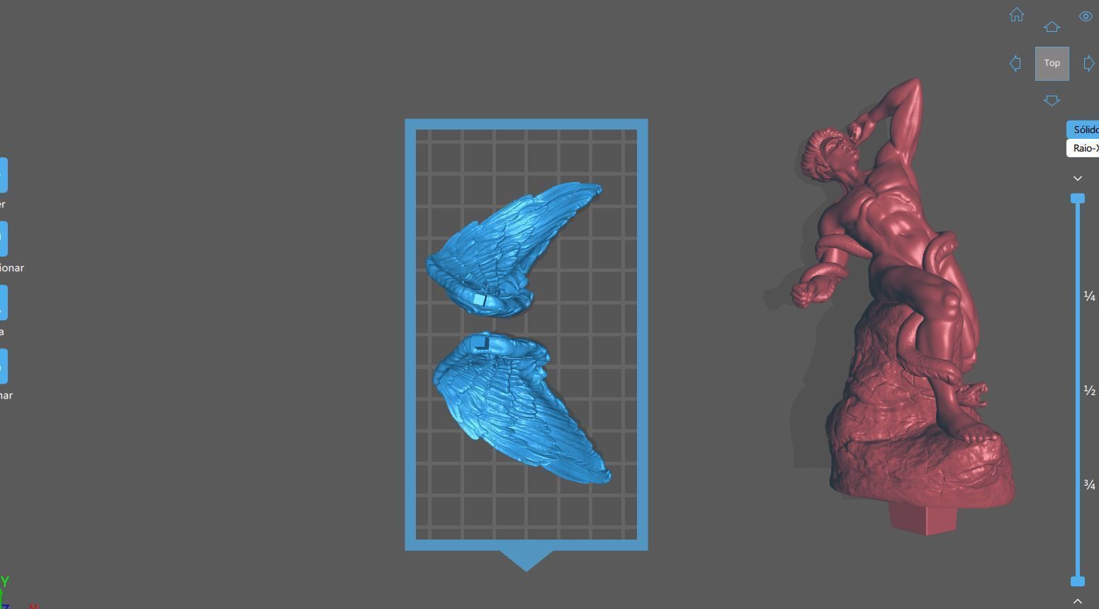 Fallen Angel 3D model 3D printable | CGTrader