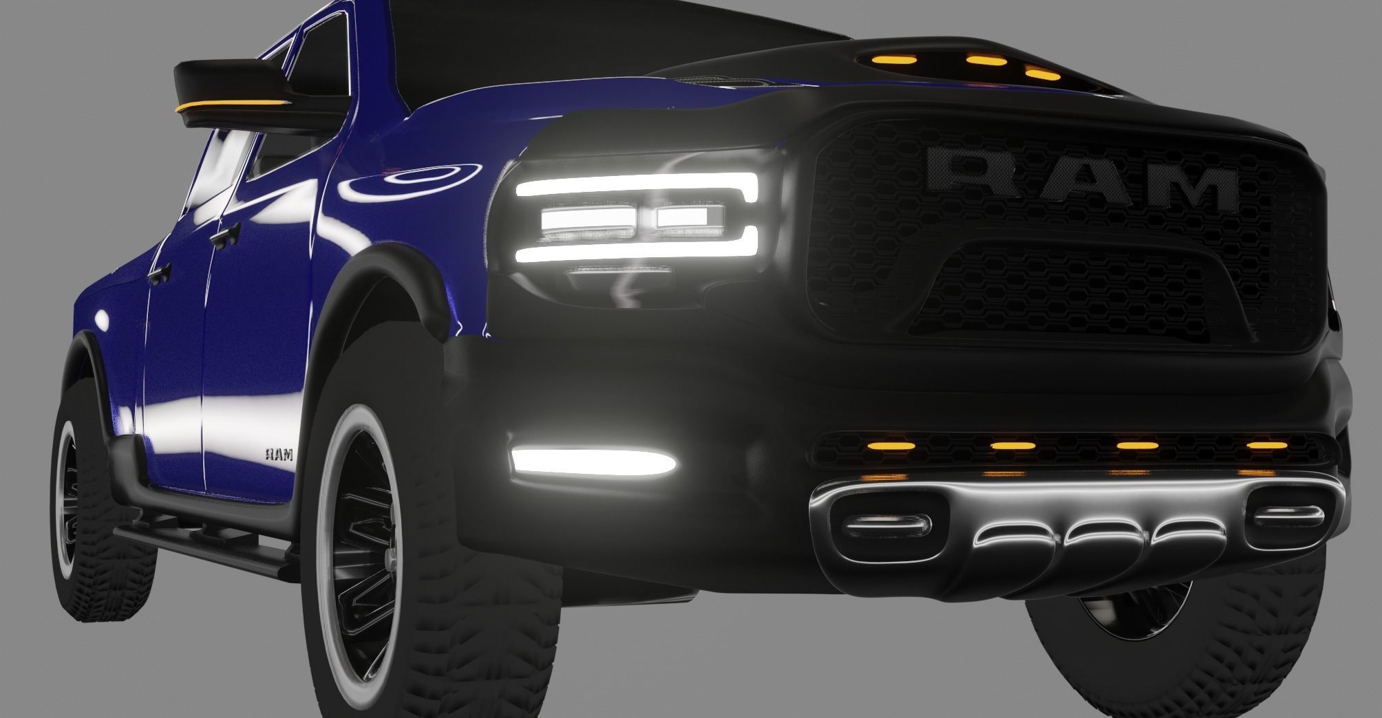 3D model Dodge RAM 2021 TRX VR / AR / low-poly | CGTrader