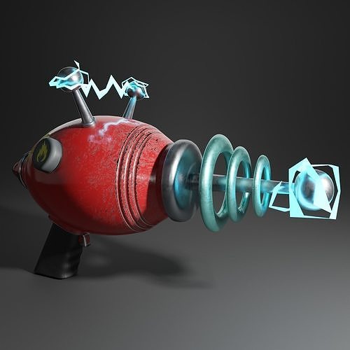 Realistic Alien Gun 3D model | CGTrader