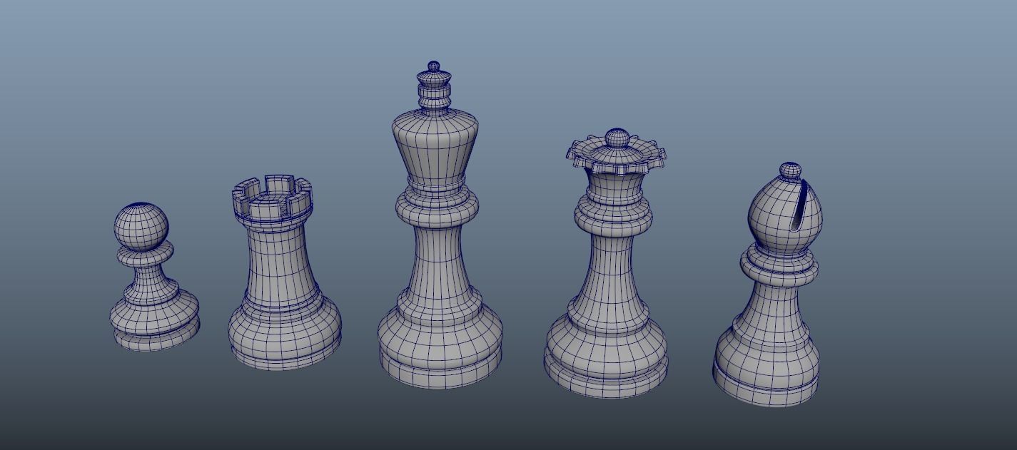 3d chess assets 3D model | CGTrader
