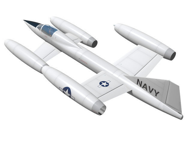 avro canada ts-140 3D model | CGTrader