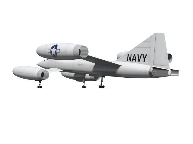 avro canada ts-140 3D model | CGTrader