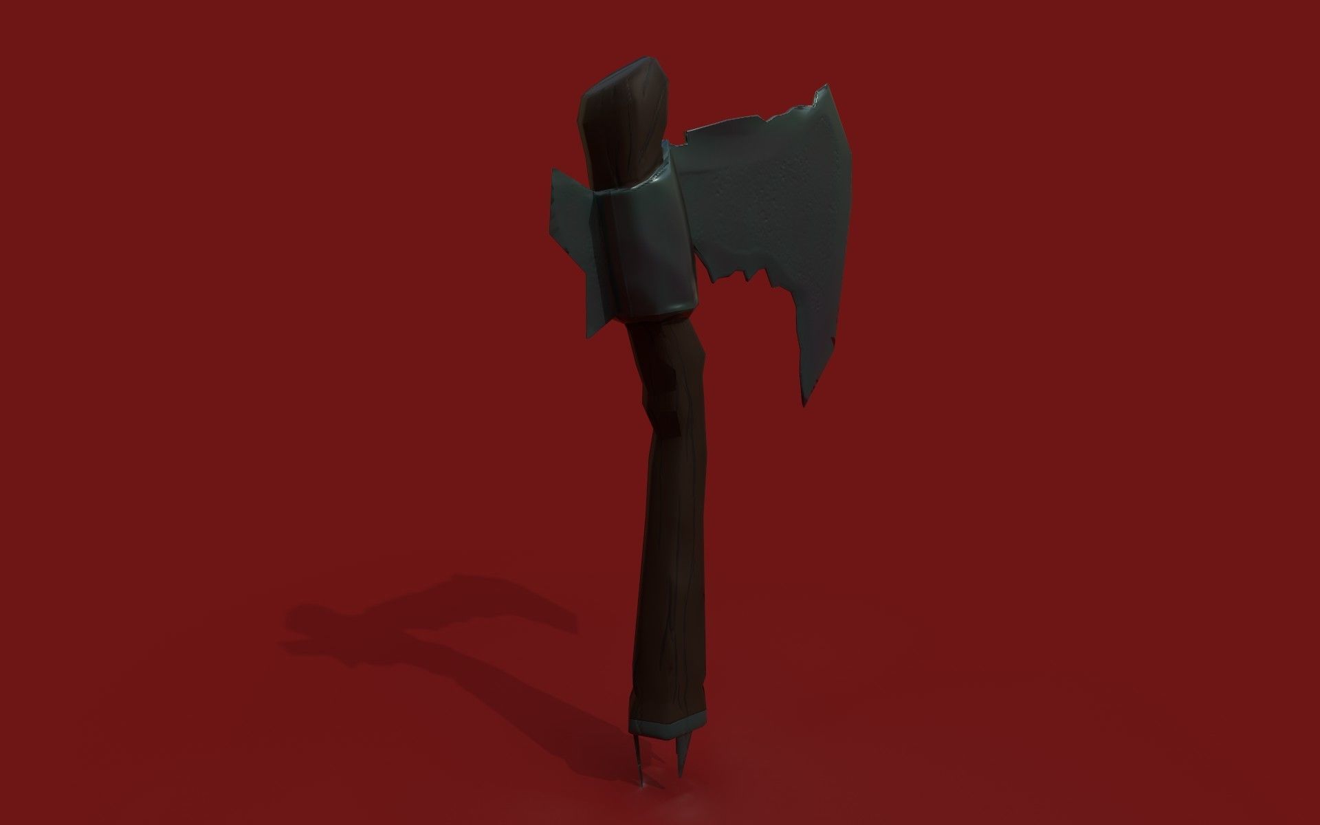 Rustic One Hand Axe free 3D model | CGTrader