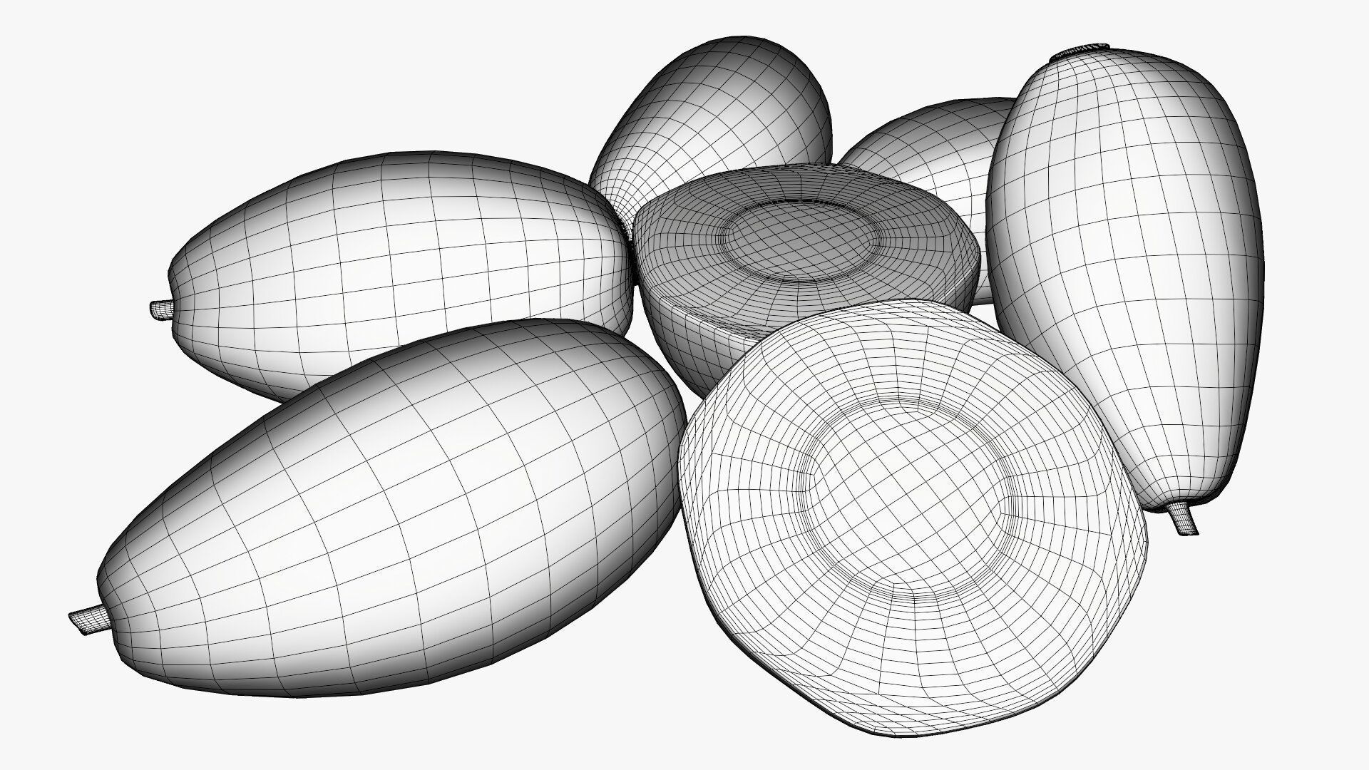 Oil Palm Fruits 3D model | CGTrader