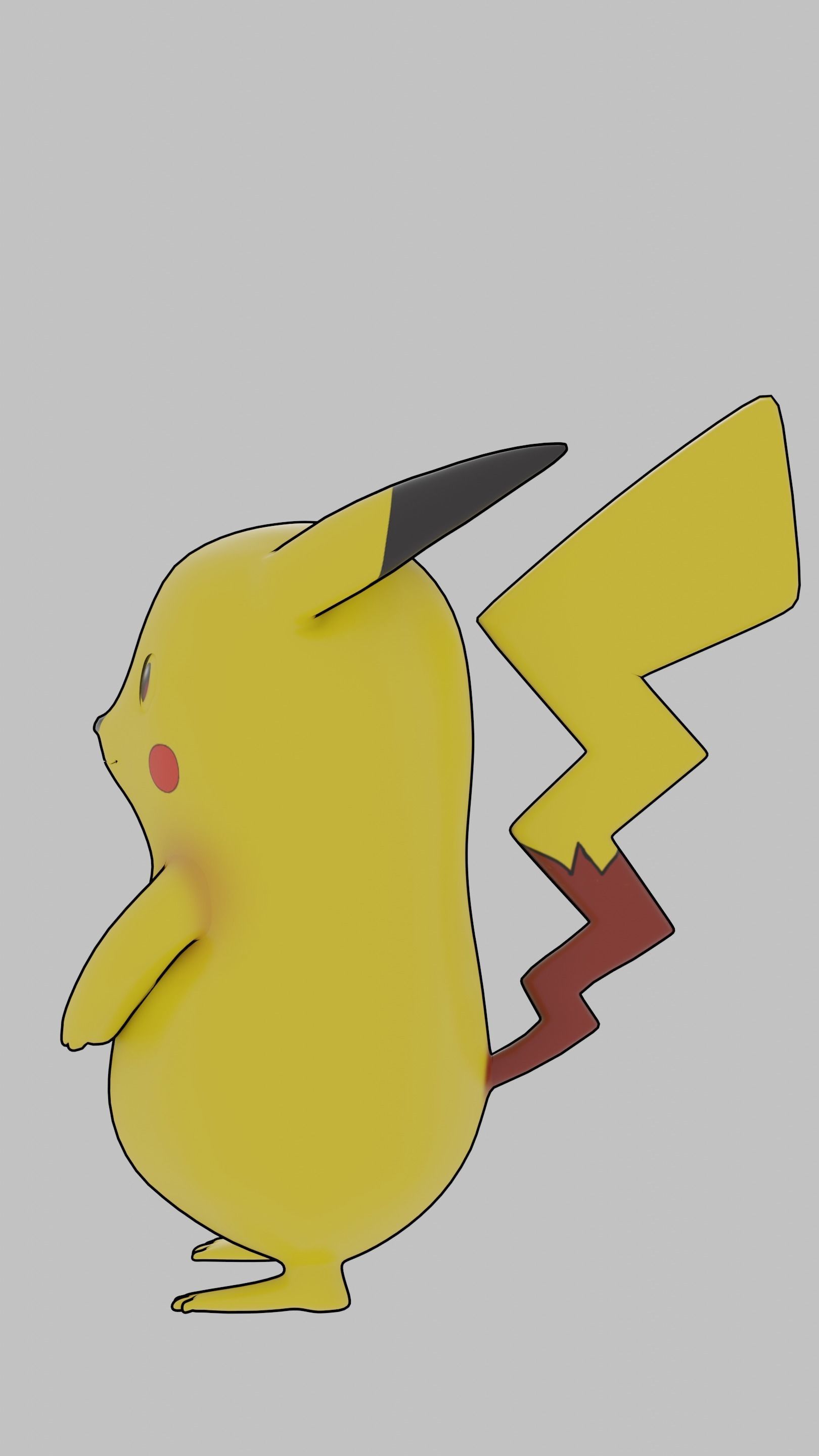 pikachu 3d model rigged free 3D model animated rigged | CGTrader