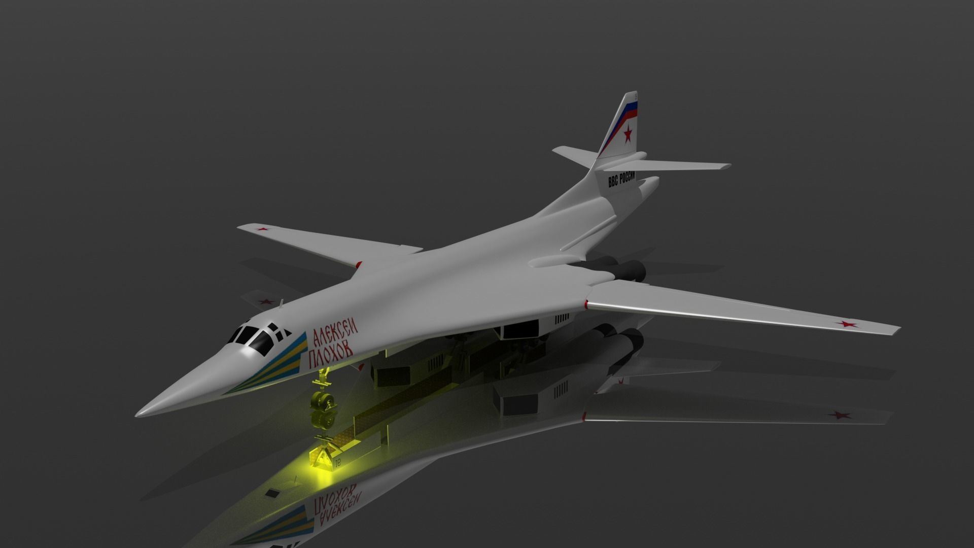 Tu-160 free 3D model | CGTrader