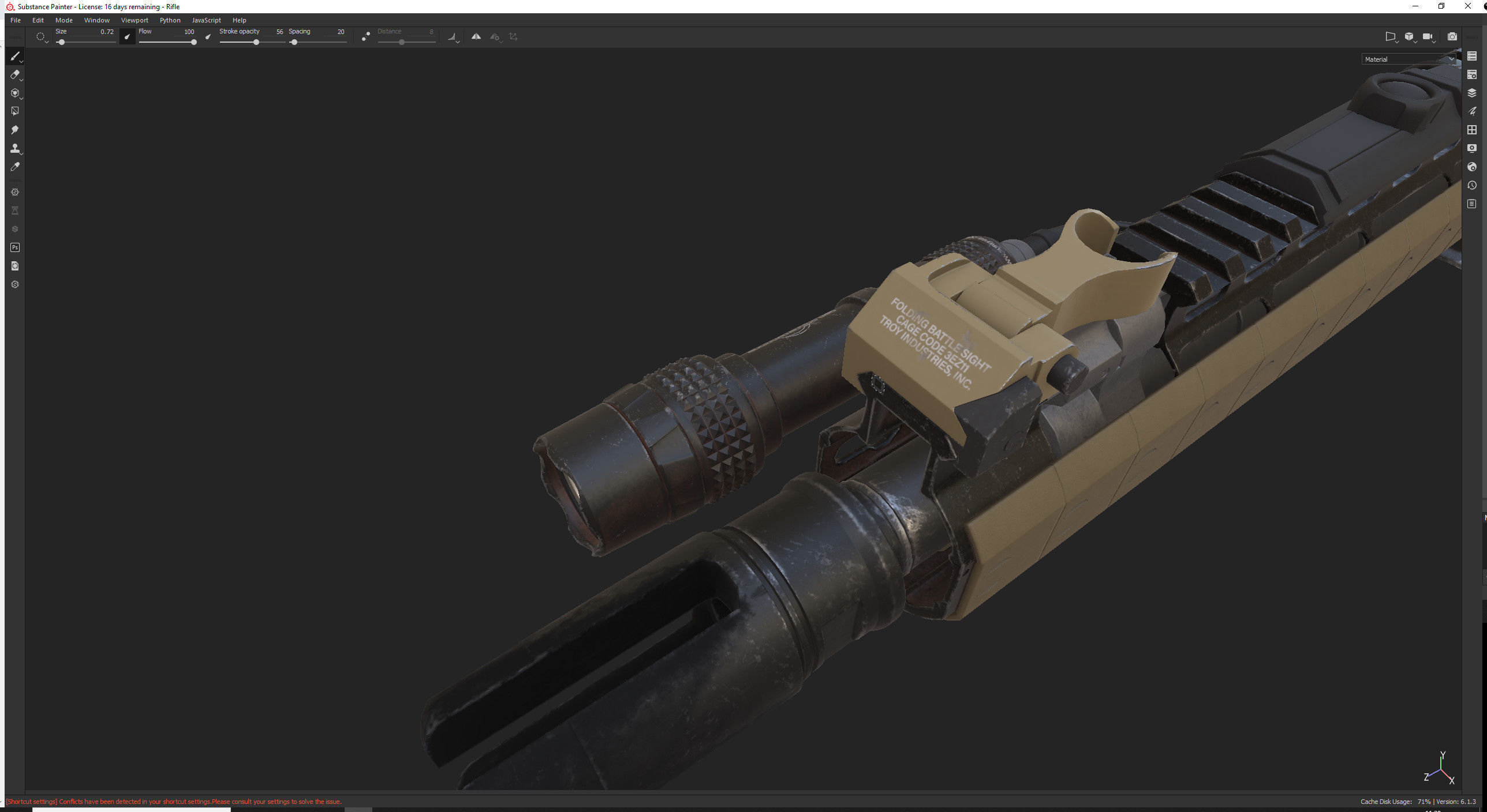 Tactical Rifle 3D model | CGTrader