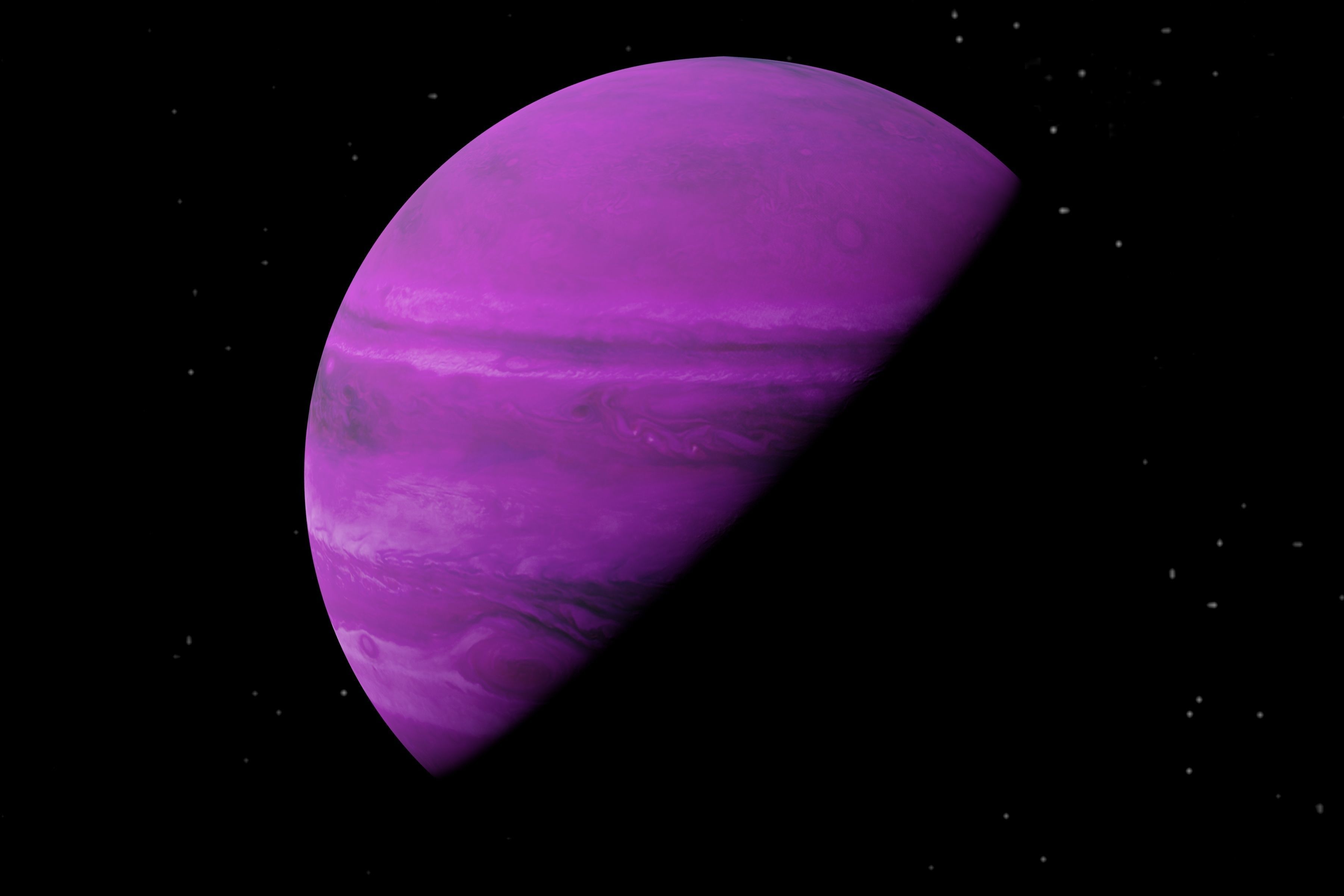 3D model Purple alien Jupiter gas giant VR / AR / low-poly | CGTrader
