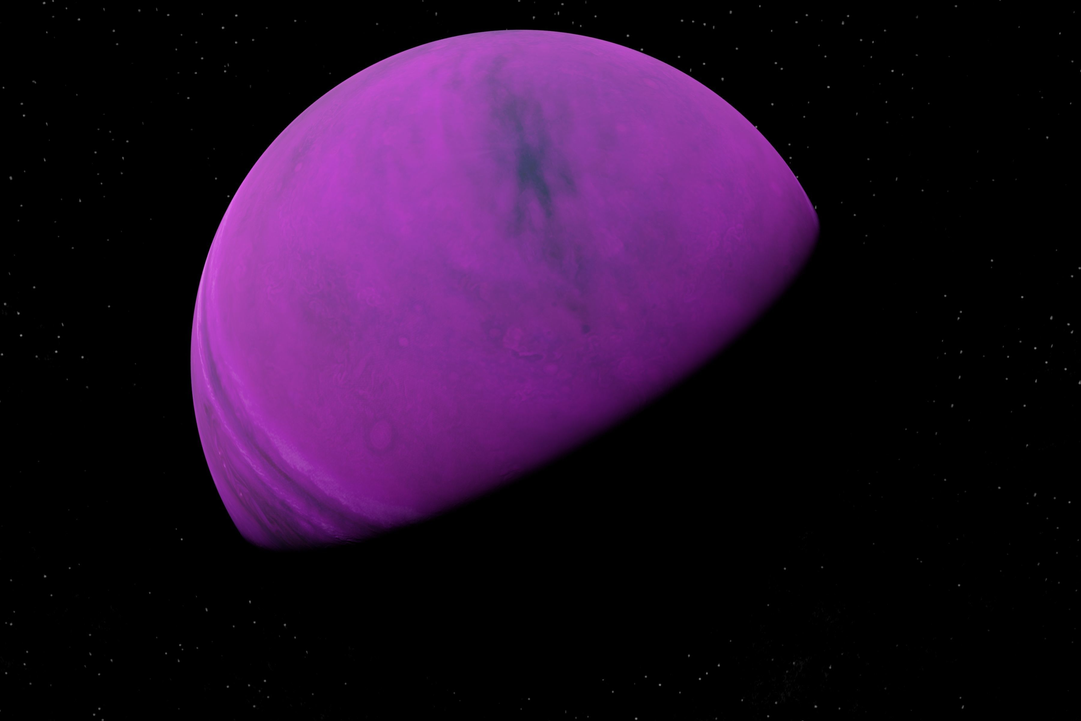 3D model Purple alien Jupiter gas giant VR / AR / low-poly | CGTrader