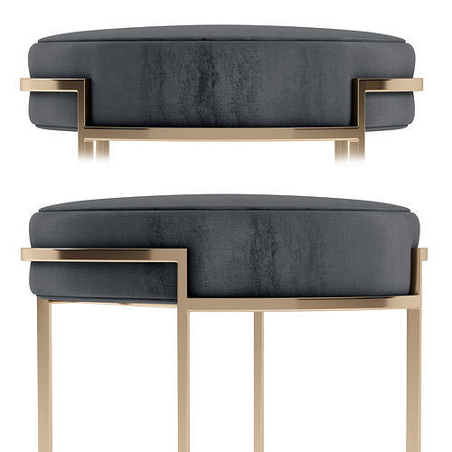 Puff Set 001 3D model | CGTrader