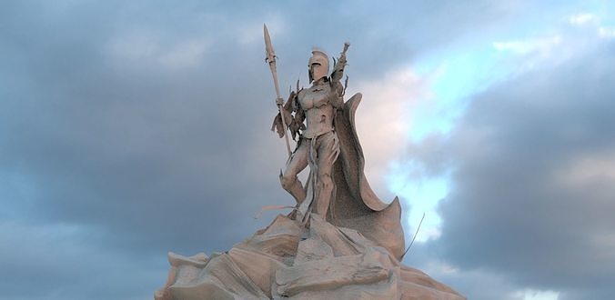 Female statue 3D model | CGTrader
