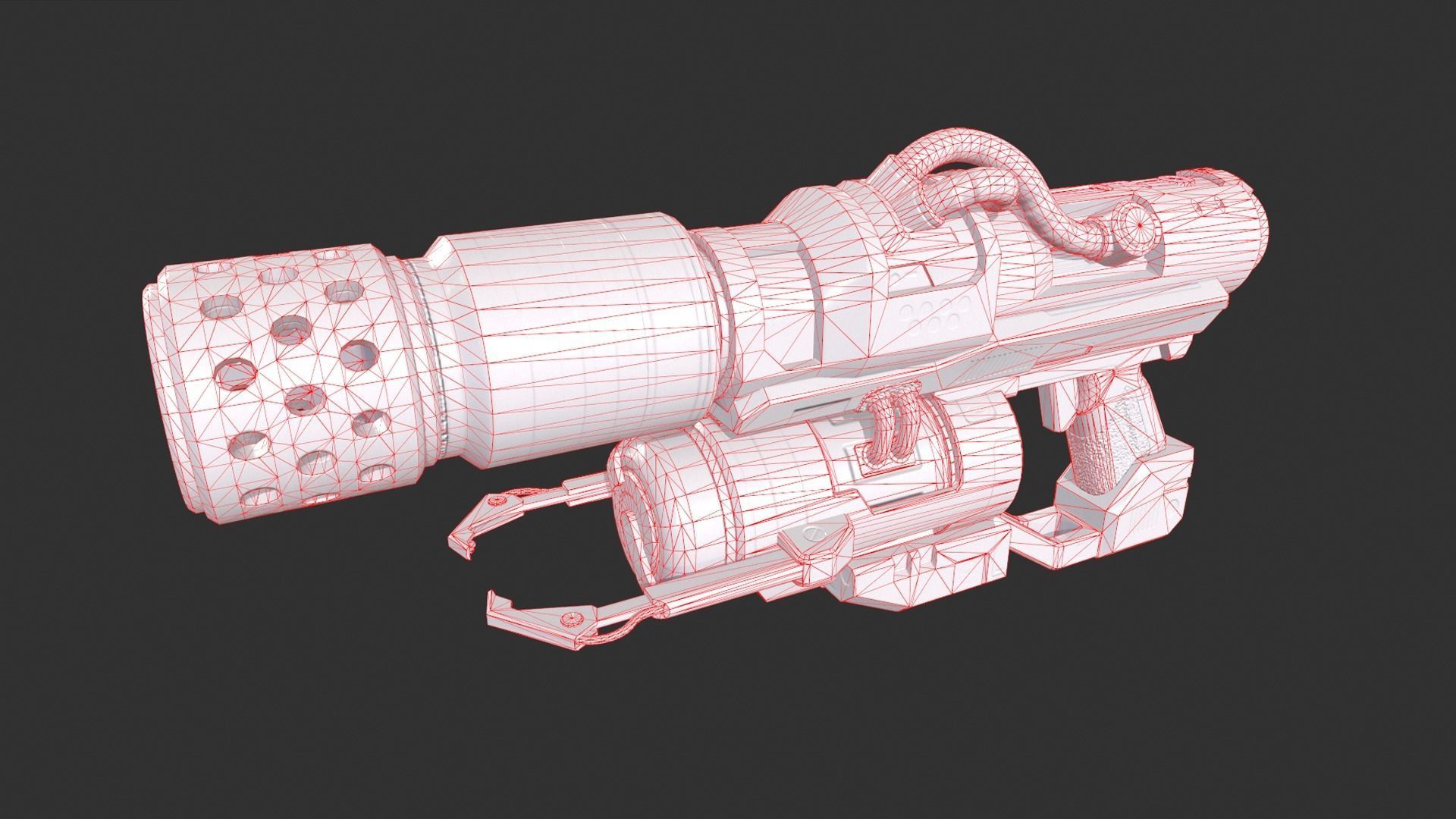 3D model Sci-fi Flamethrower VR / AR / low-poly | CGTrader