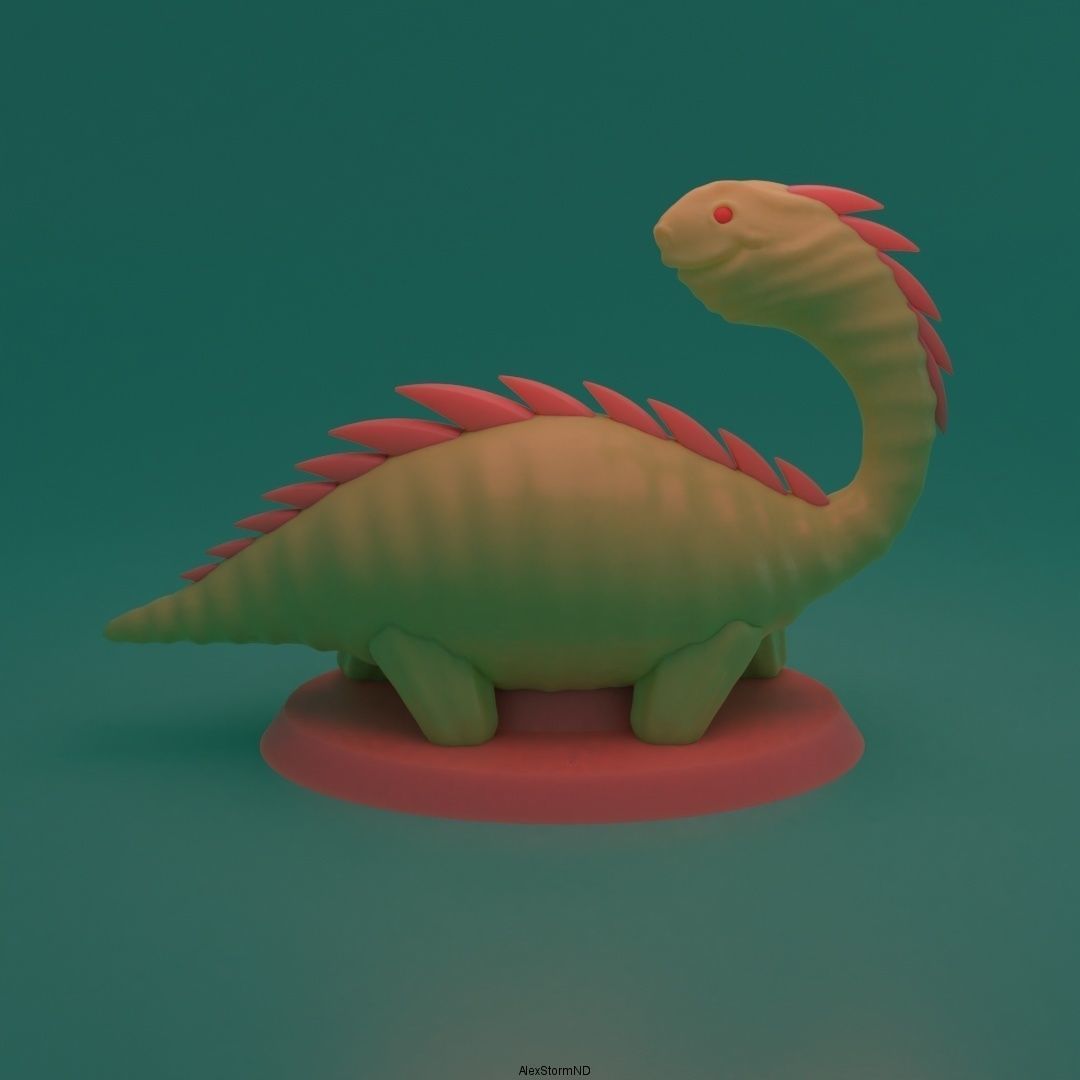 Loch Ness baby 3D model 3D printable | CGTrader