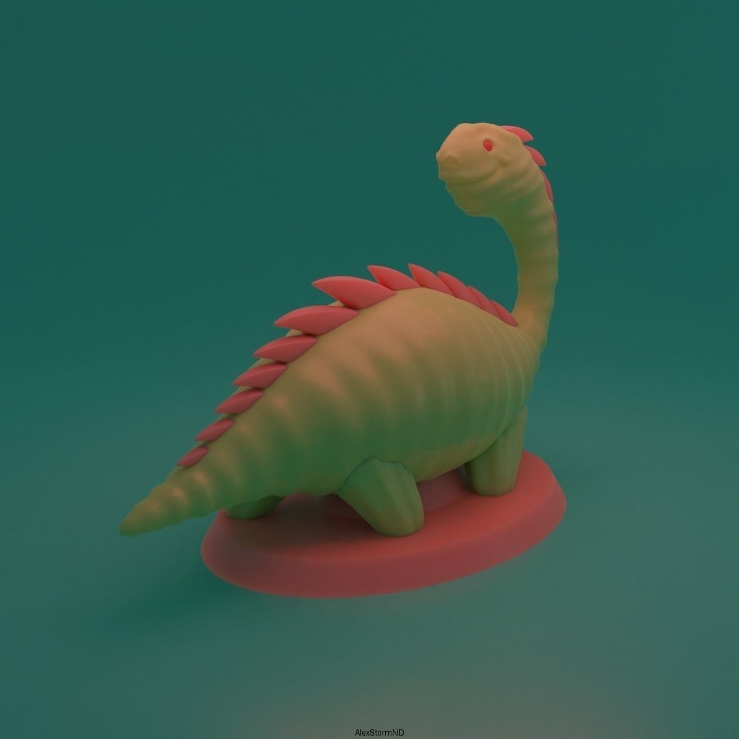 Loch Ness baby 3D model 3D printable | CGTrader