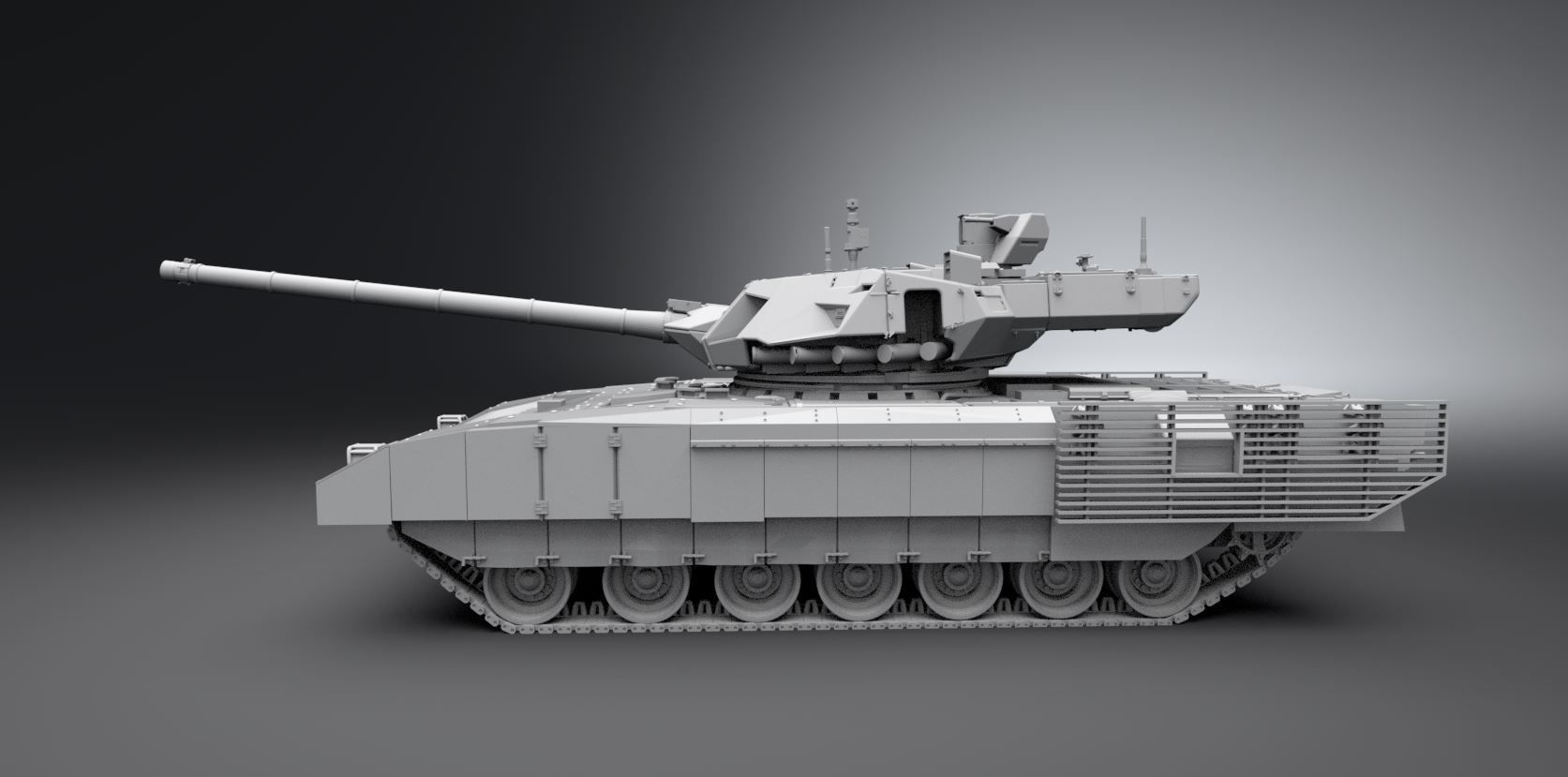 T14 Armata Scale model 3D model 3D printable | CGTrader