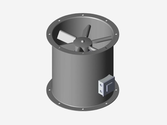 Axial Fan 315mm 3D model | CGTrader