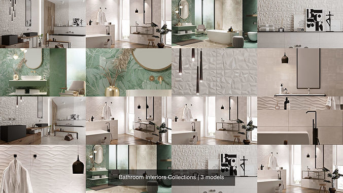 Bathroom Interiors Collections | CGTrader